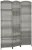 HOMCOM vnitřní paravan ze dřeva, 3-dílná skládací dělící stěna pro obývací pokoj, ložnici, 135 x 180 cm, světle hnědá