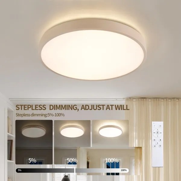 Brilagi - LED Stmívat. svítidlo GLASS POOL DOUBLE LED/48W/230V 40 cm béžová + DO