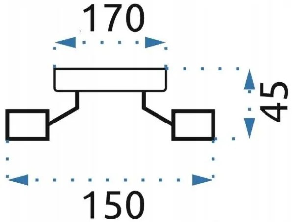 Toolight - Stropní svítidlo 6xE27 kovové APP709-6C, černá, OSW-05208