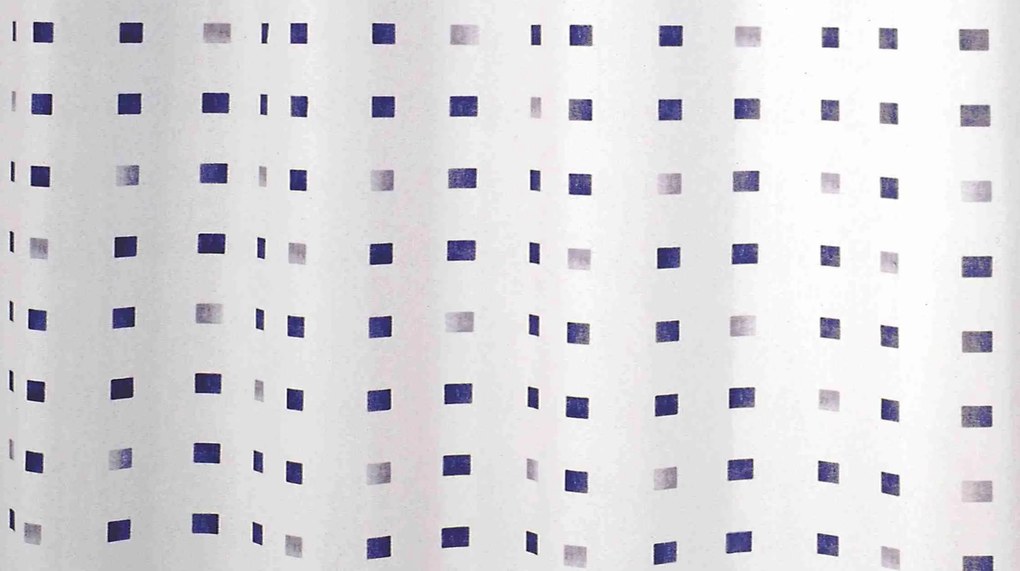 Sprchový závěs PIAZZE GRUND - modrý, 180x200 cm