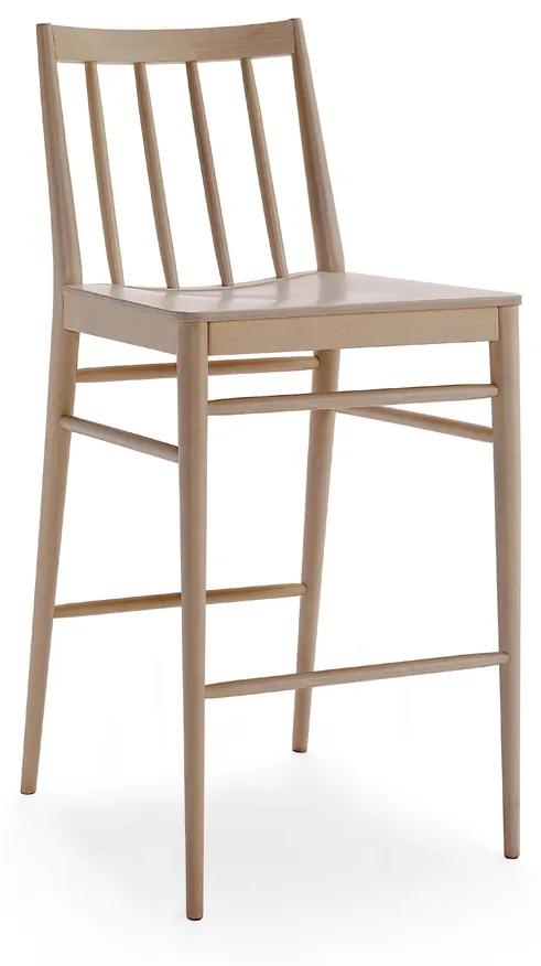BILLIANI - Dřevěná barová židle TRACY 597