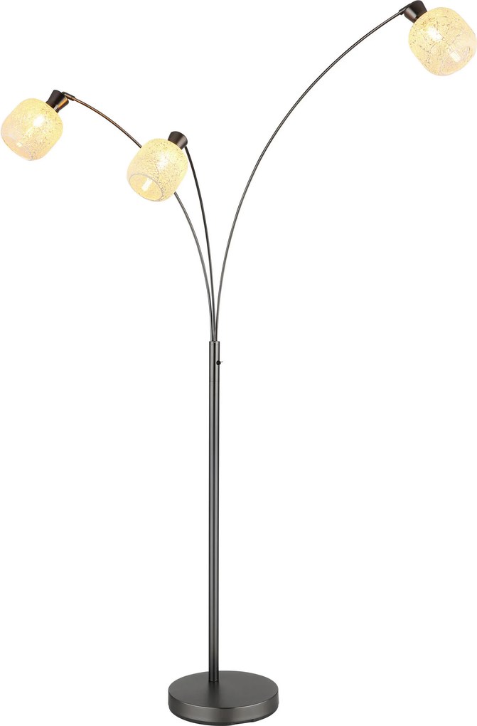 XXXLutz STOJACÍ LAMPA, 84,5/100/200,5 cm Globo - Stojací lampy - 007326089805