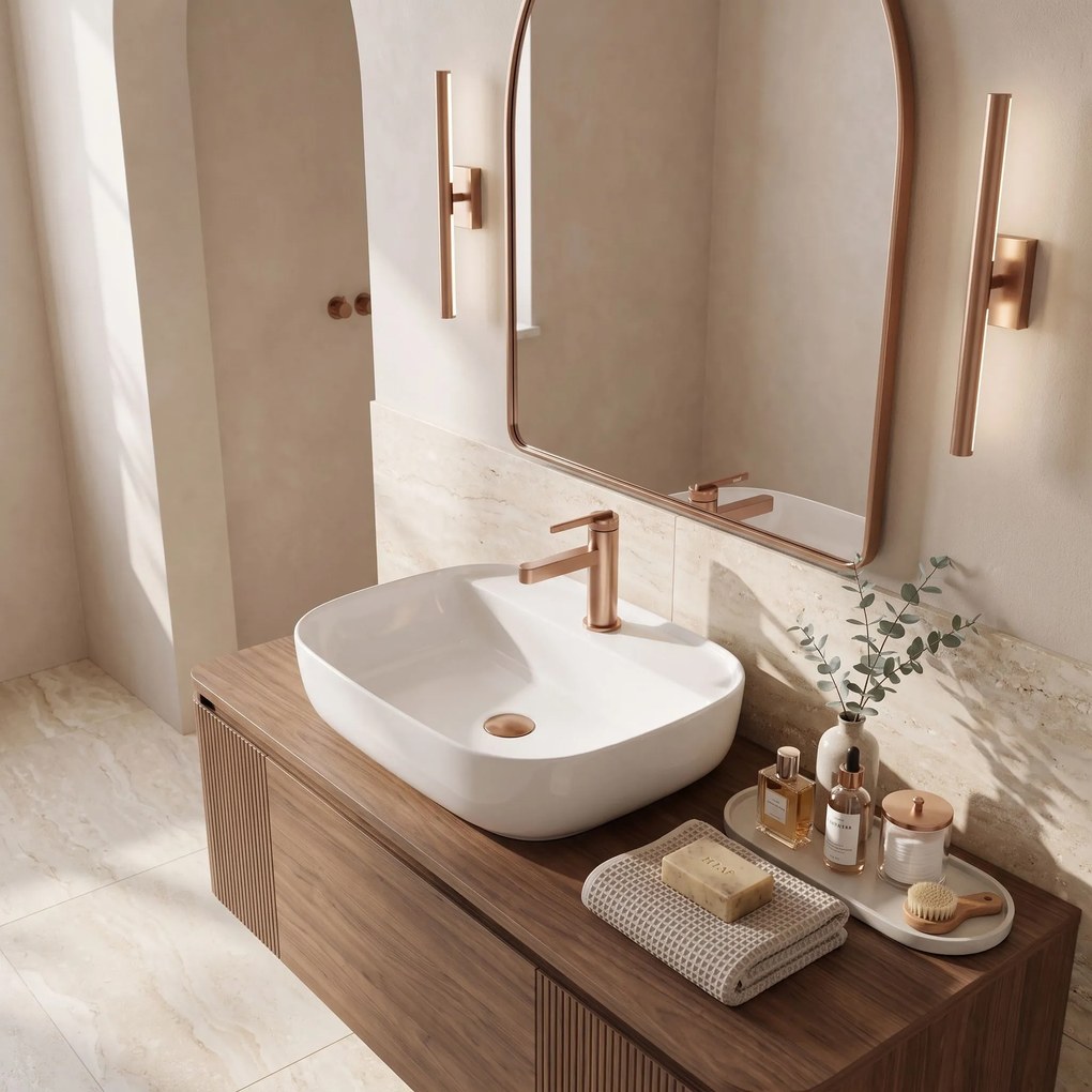 Rea, Koupelnová baterie Rea Grace Brush Copper, REA-B8933