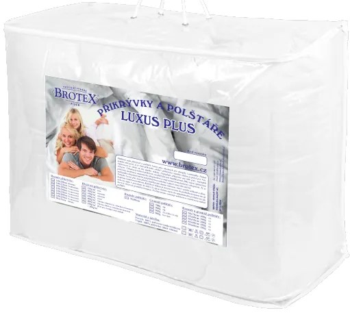 Letní SET Luxus Plus, přikrývka 140x200cm 450g + polštář 70x90cm 900g UNICO zip