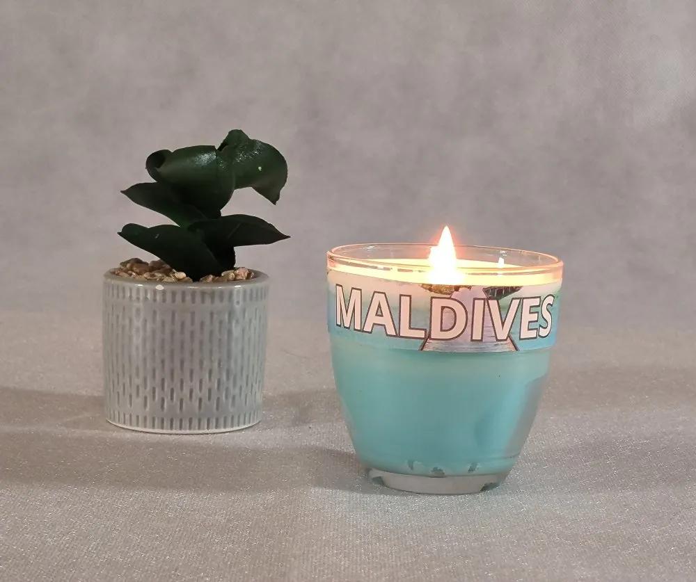 Svíčka s vůní Maldives