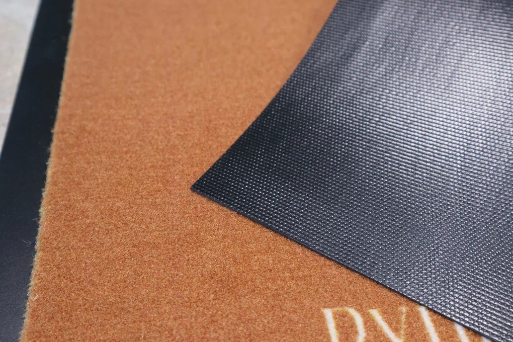 Mercury Flooring, Rohožka Bydlíme u své kočky 40x60 cm, 40x60, oranžová