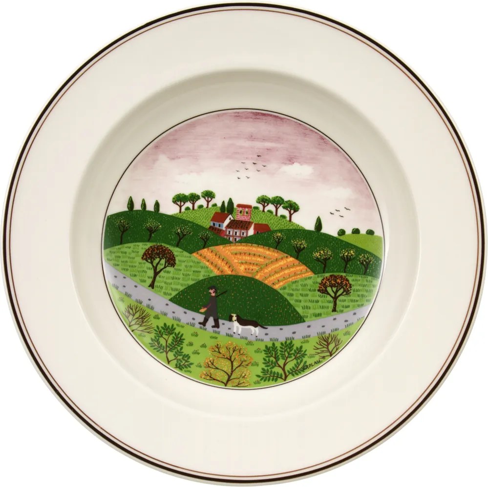 Villeroy&Boch Villeroy & Boch Design Naif polévkový talíř myslivec 221 mm, 310 ml