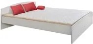 Manželská postel - dvojlůžko 180x200 IA342B, lamino bílé IA-EXPORT