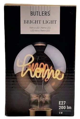 Butlers BRIGHT LIGHT LED Lampa "Home" 9,5 cm