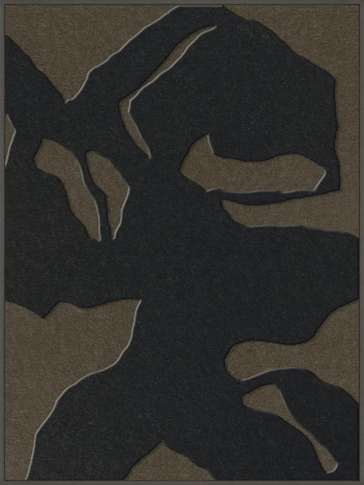 3D obraz s rámem/akustický 90x120 cm Silent Shadows 1 – Malerifabrikken