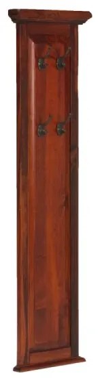 furniture-nabytek.cz - Masivní předsíňová stěna Catello z borovice, lakovaná, hnědá