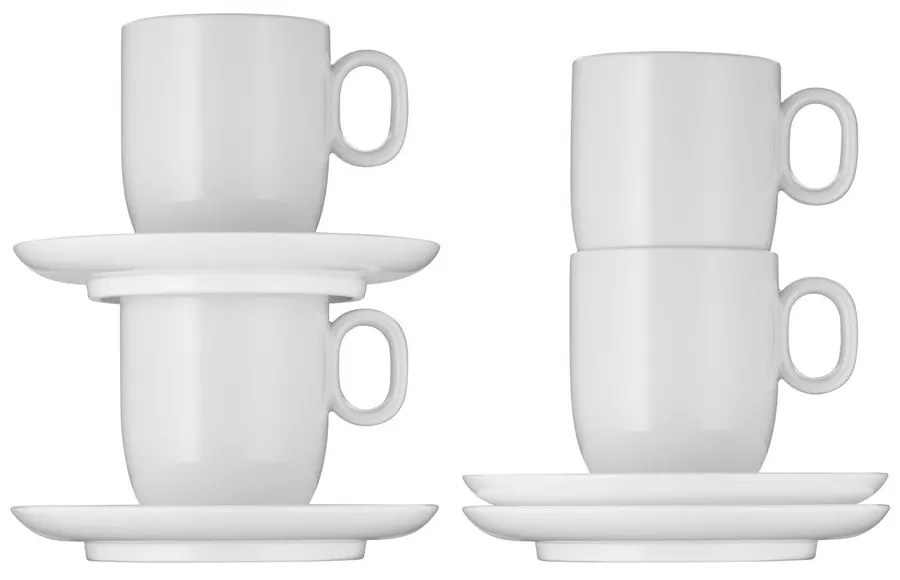 Bílé porcelánové šálky v sadě 2 ks na cappuccino 170 ml Barista – WMF