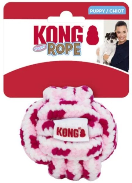 Hračka textil KONG Rope Ball Puppy L mix