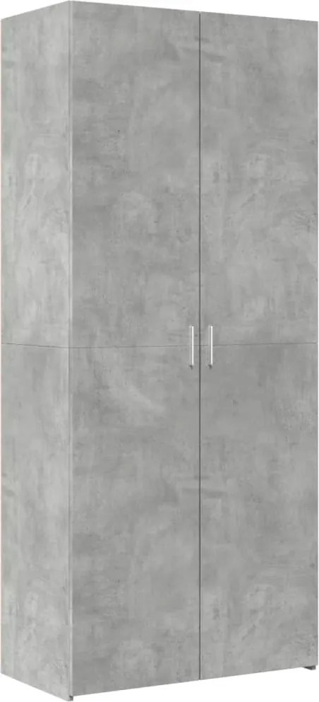 Skříň highboard betonově šedá 80x42,5x249 cm kompozitní dřevo 3281367