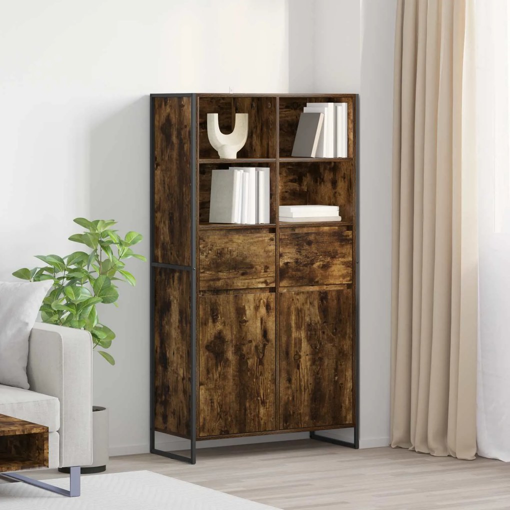 Servírovací skříň Kouřový dub 81 x 36 x 150.5 cm 3403036