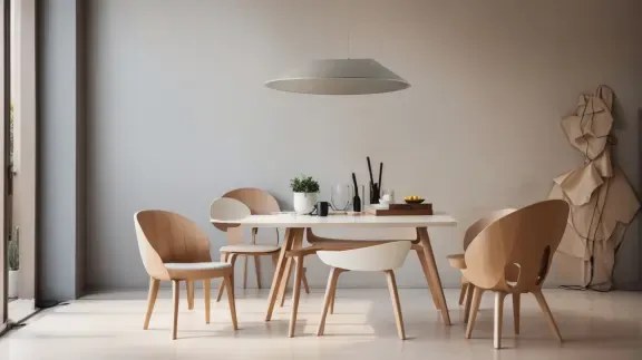 Designový lustr Felman beige
