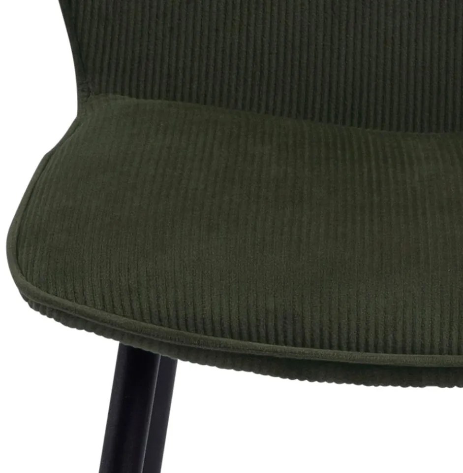 Jídelní židle Evelyn olivově zelená