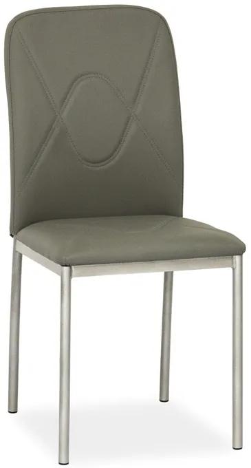 Casarredo Jídelní čalouněná židle H-623 šedá