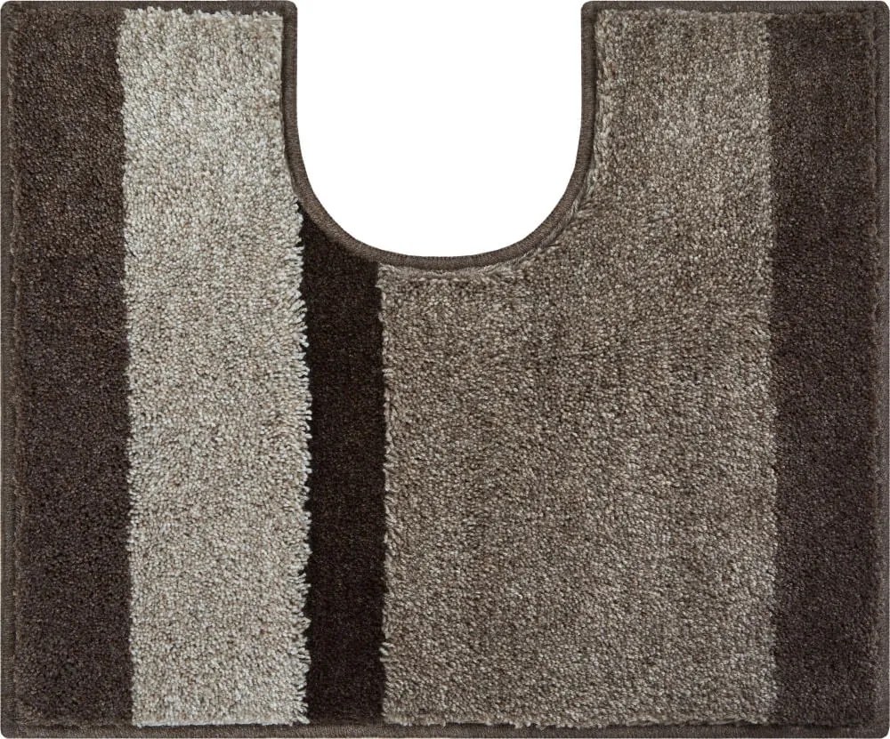 GRUND Koupelnová předložka ROOM tmavošedá Rozměr: 50x60 cm s výřezem pro WC
