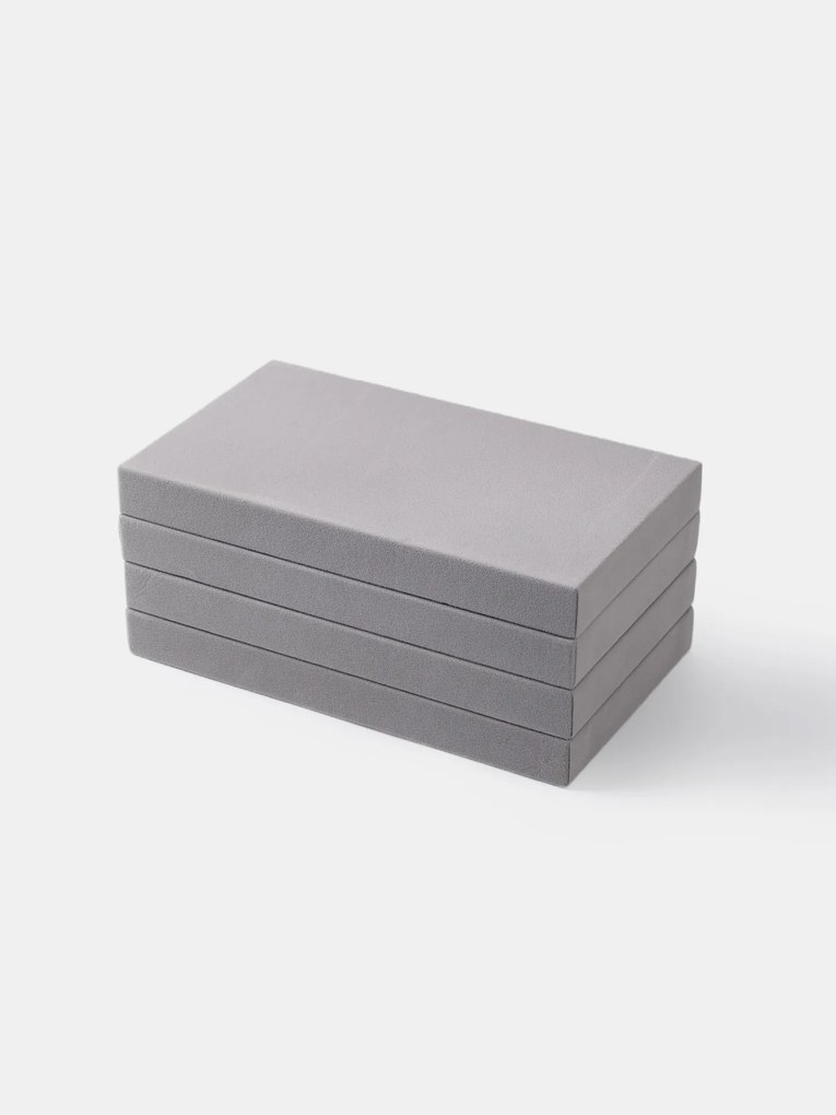 Sinsay - Sada organizérů do skříně 4 pack - šedá