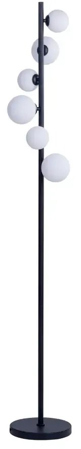 Designová lampa Sybilla 6 Floor černé