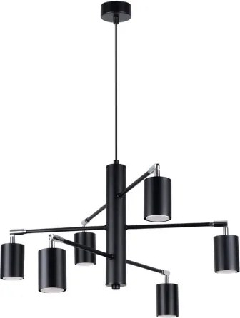 Lustr SOLLUX LEMMI 6 černý GU10 6x10W bez žárovky SL.1207