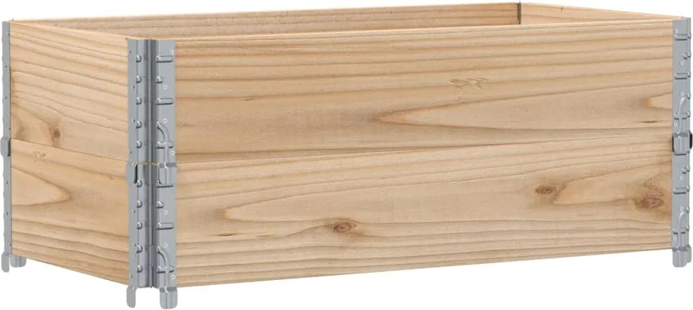 Zahradní truhlík 100 x 50 cm masivní borové dřevo 3295391