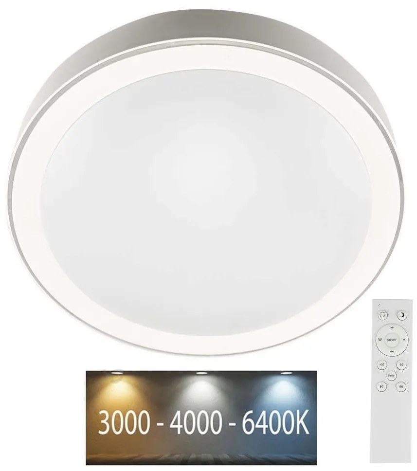 V-Tac LED Stmívatelné stropní svítidlo LED/40W/230V 3000K/4000K/6500K + DO VT0884