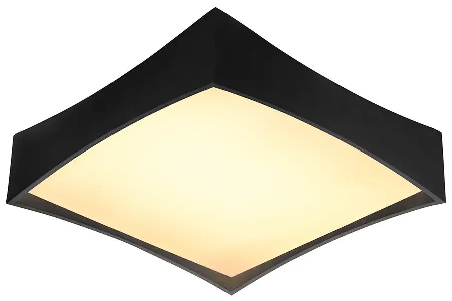 LED stropní svítidlo Veccio černé