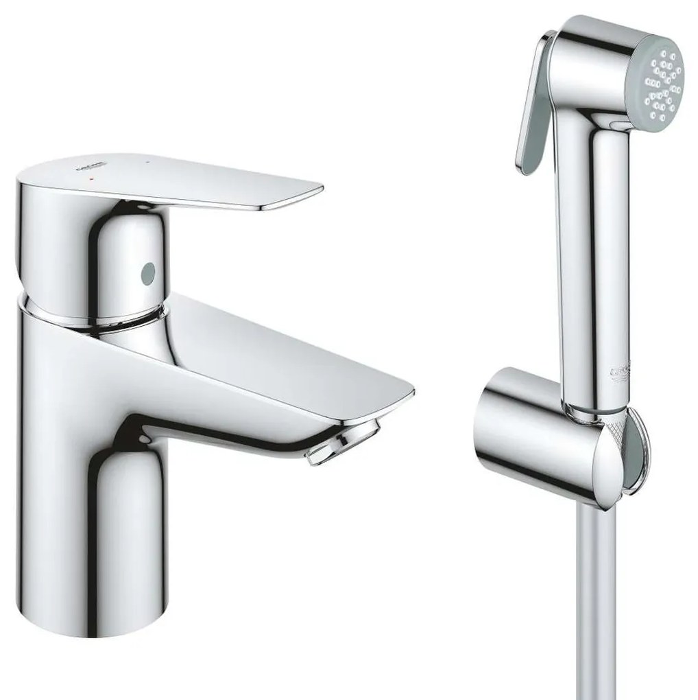 Grohe Start Edge - Umyvadlová baterie s bidetovou sprškou, chrom 23773001