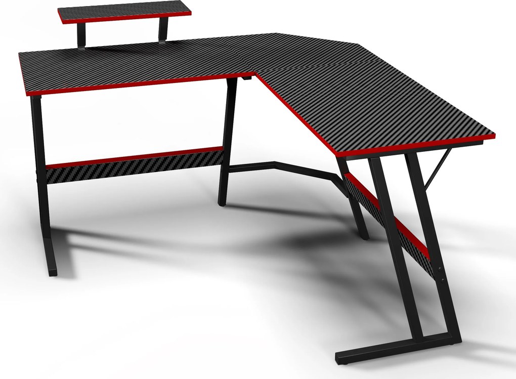 Herní stůl BG02 černý 130 cm