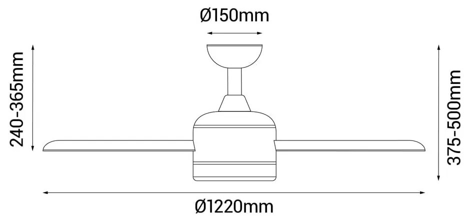 LED stropní svítidlo v tmavě přírodní barvě ø 13 cm Regal – SULION