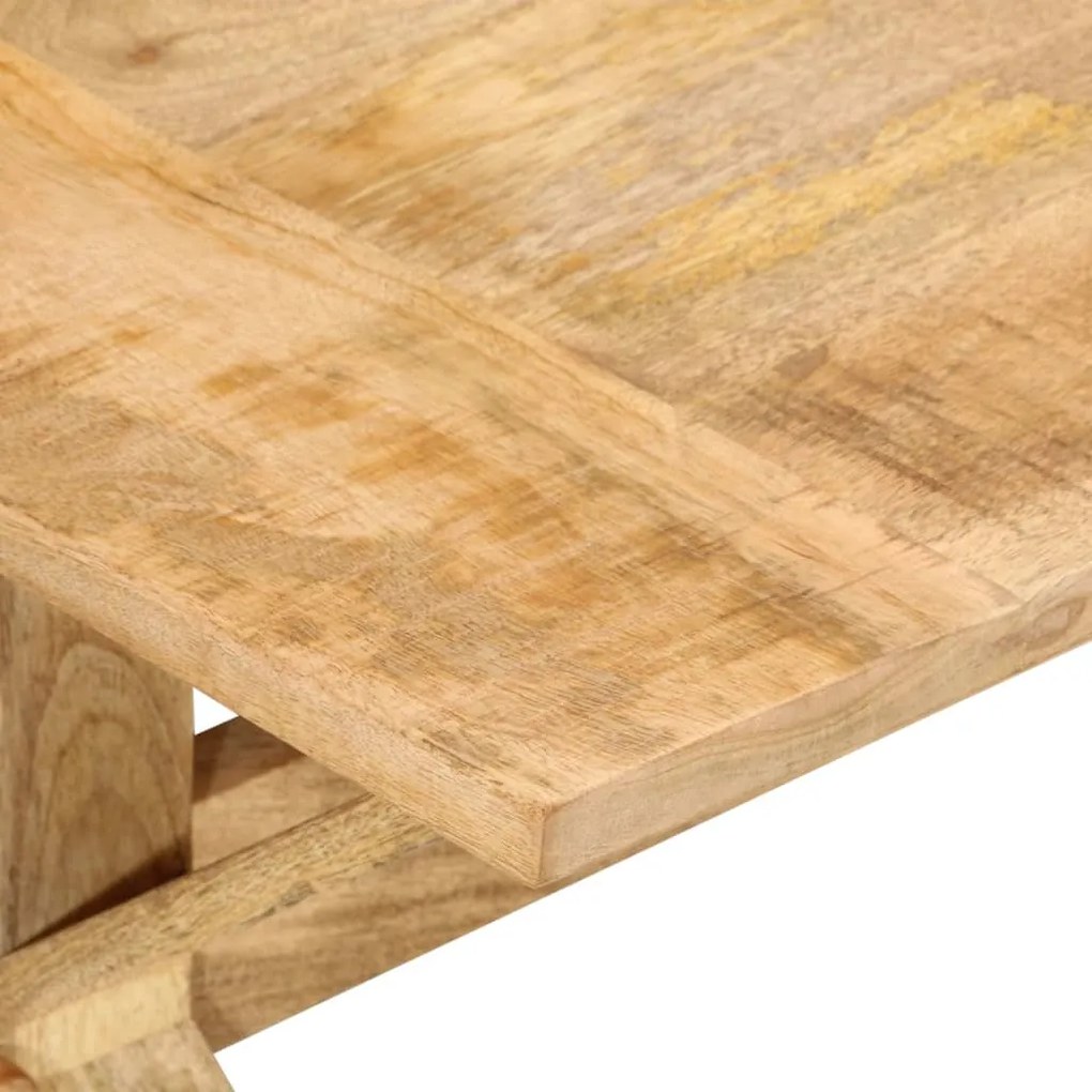 Konferenční Stolek 110 X 52 X 40 Cm Masivní Mangovníkové Dřevo