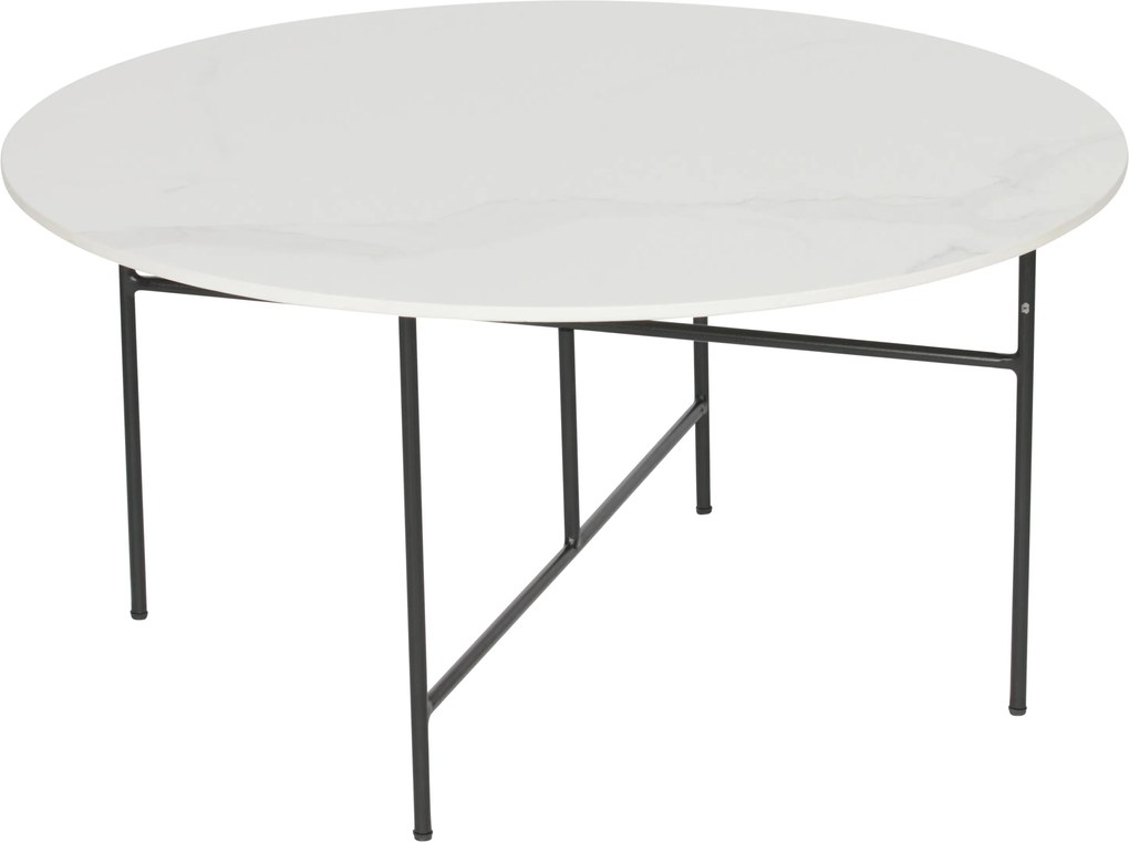 Hoorns Bílý konferenční stolek Tatum 80 cm
