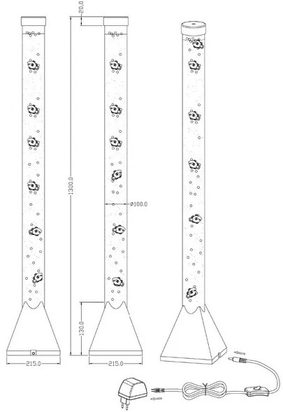 Vodní lampa Motion R5073-47