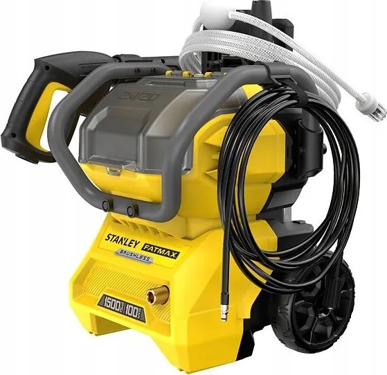 Stanley SFMCPW1500B aku tlaková myčka 2*20V Fatmax, 100 bar, samonasávání,