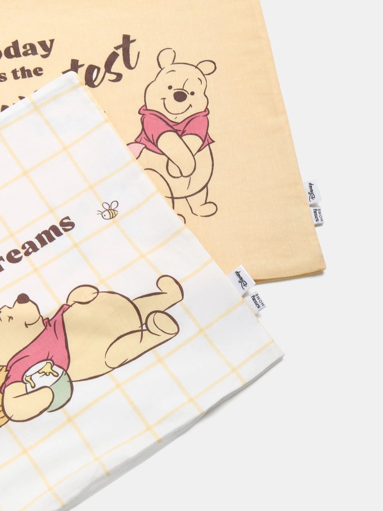 Sinsay - Povlaky na polštáře 2 balení Winnie the Pooh - oranžová