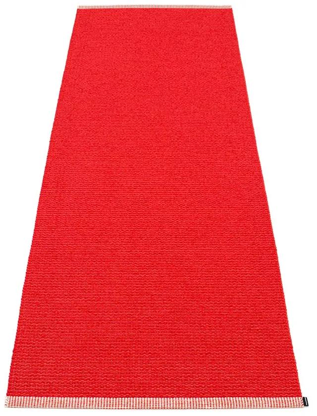 Vinylový koberec Pappelina MONO Coral red/Red Velikost pappelina: 85x260 cm