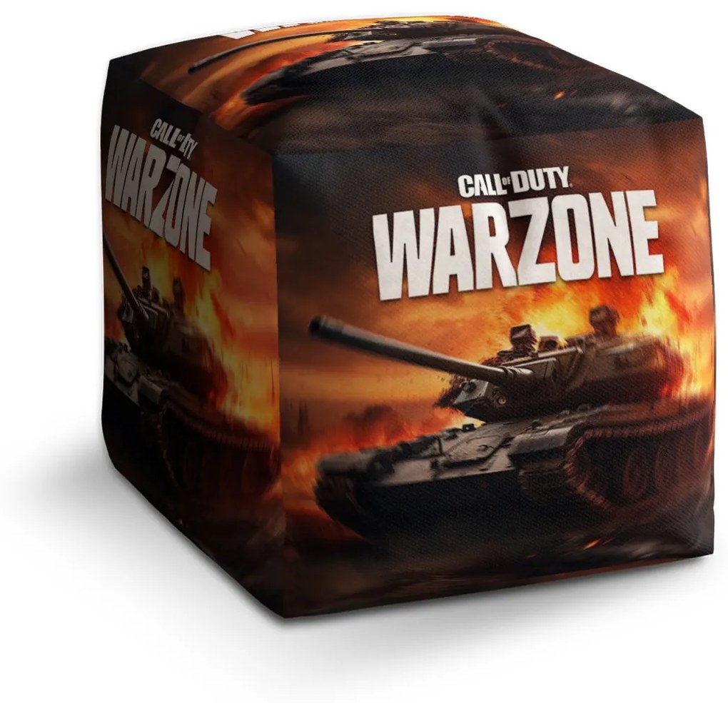 Sablio Taburet Cube Call of Duty Warzone - tank: 40x40x40 cm