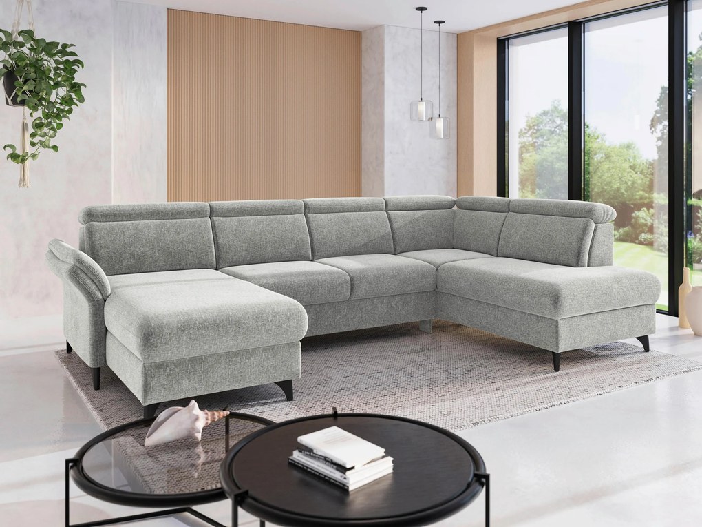 XXXLutz SEDACÍ SOUPRAVA, textil, světle šedá Sit & More - Sedací soupravy - 00014402586W