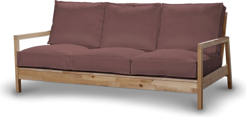Potah na pohovku IKEA  Lillberg 3-místná nerozkládací barva fialová látka sametová