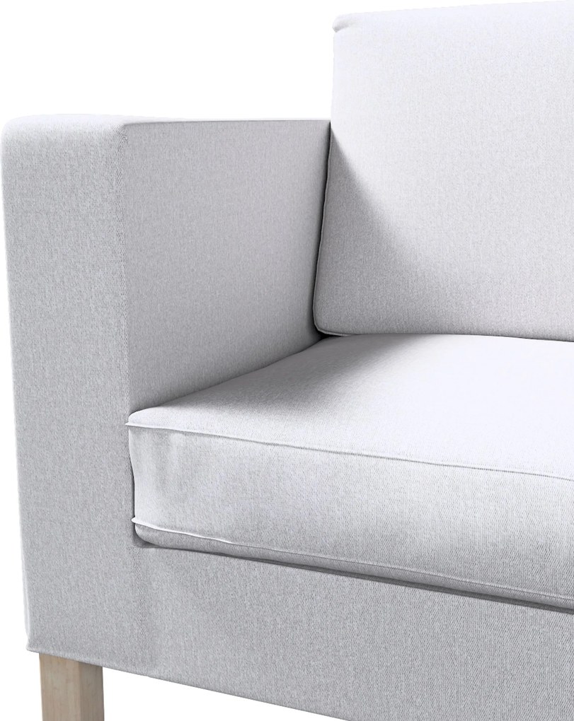 Potah na pohovku IKEA Karlanda rozkládací, krátký barva šedá látka pletený vzor