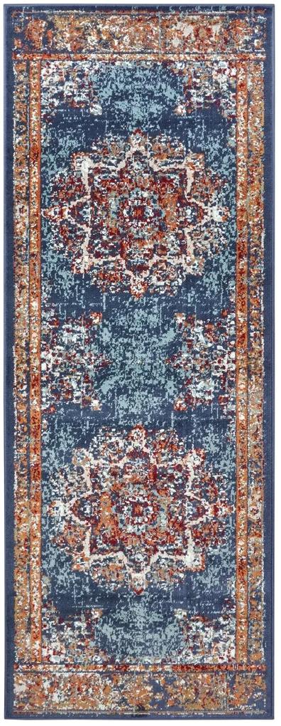 Hanse Home Collection koberce Kusový koberec Luxor 105637 Maderno Blue Multicolor - 80x240 cm