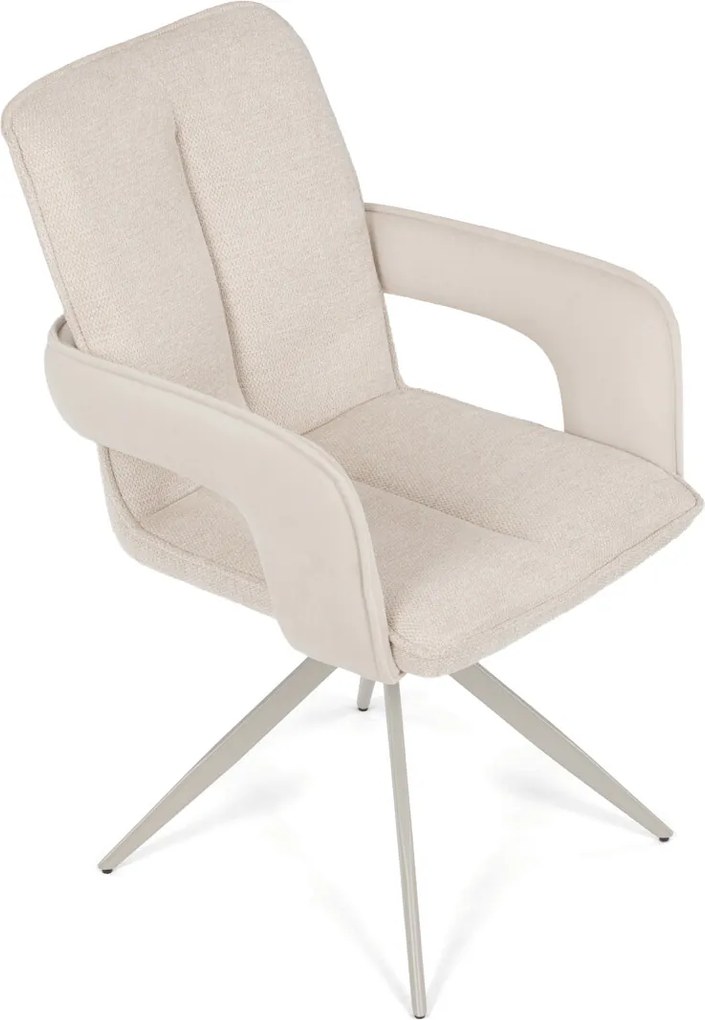 Autronic Jídelní židle otočná DCH-F1146 Barva potahu: Krémová