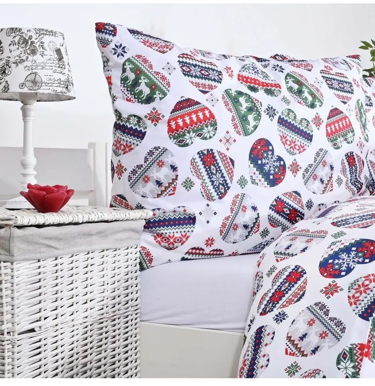 Vánoční povlečení bavlněné Cold EMI, Standardní set jednolůžko obsahuje 1x 140x200 + 1x 70x90
