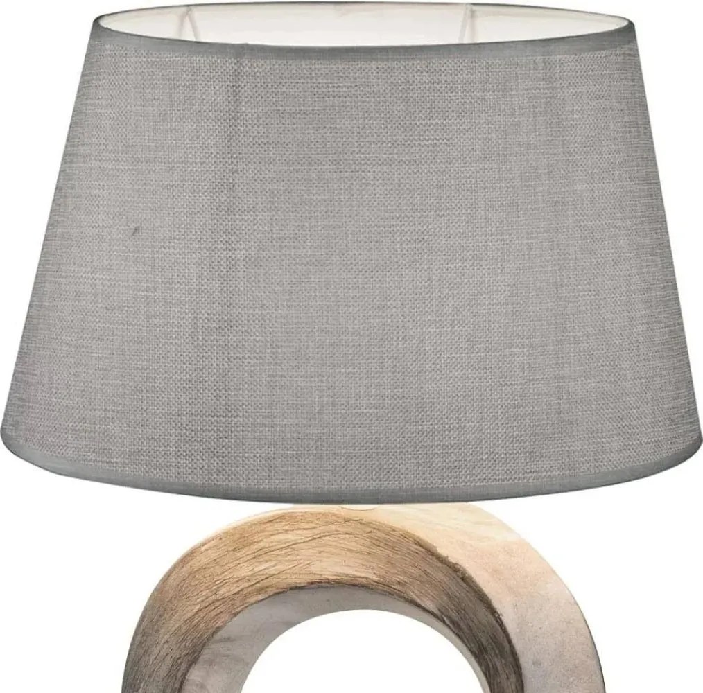 Stolní lampa Jeremy, šedá