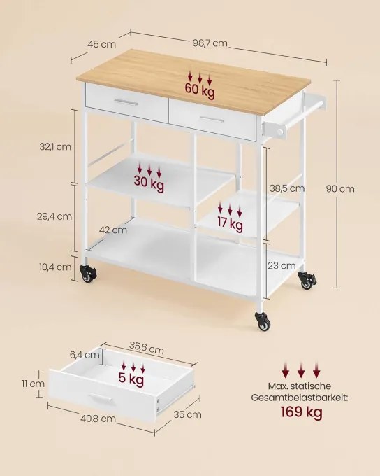 Pojízdný regál KKI010Y01