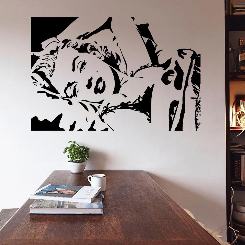PIPPER | Samolepka na zeď "Marilyn Monroe" 39x58 cm