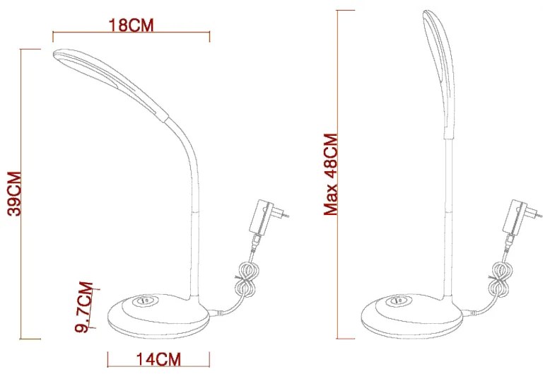 GLOBO MINEA 58264 Stolní lampa