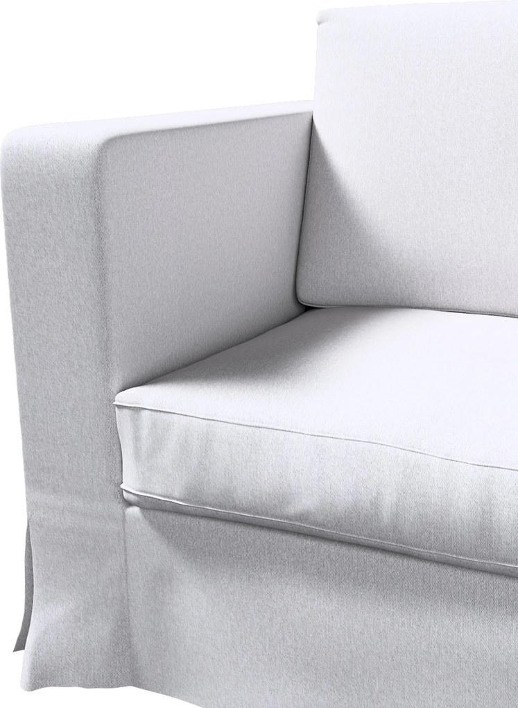 Potah na pohovku IKEA  Karlanda 3-místná nerozkládací, dlouhý barva šedá látka pletený vzor